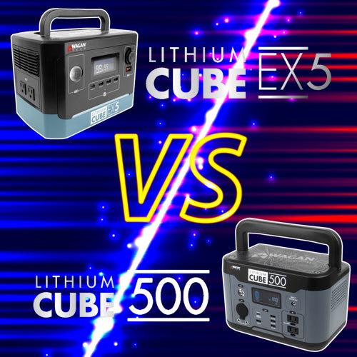 What's the Difference? Lithium Cube EX5 & Lithium Cube 500 | Wagan ...