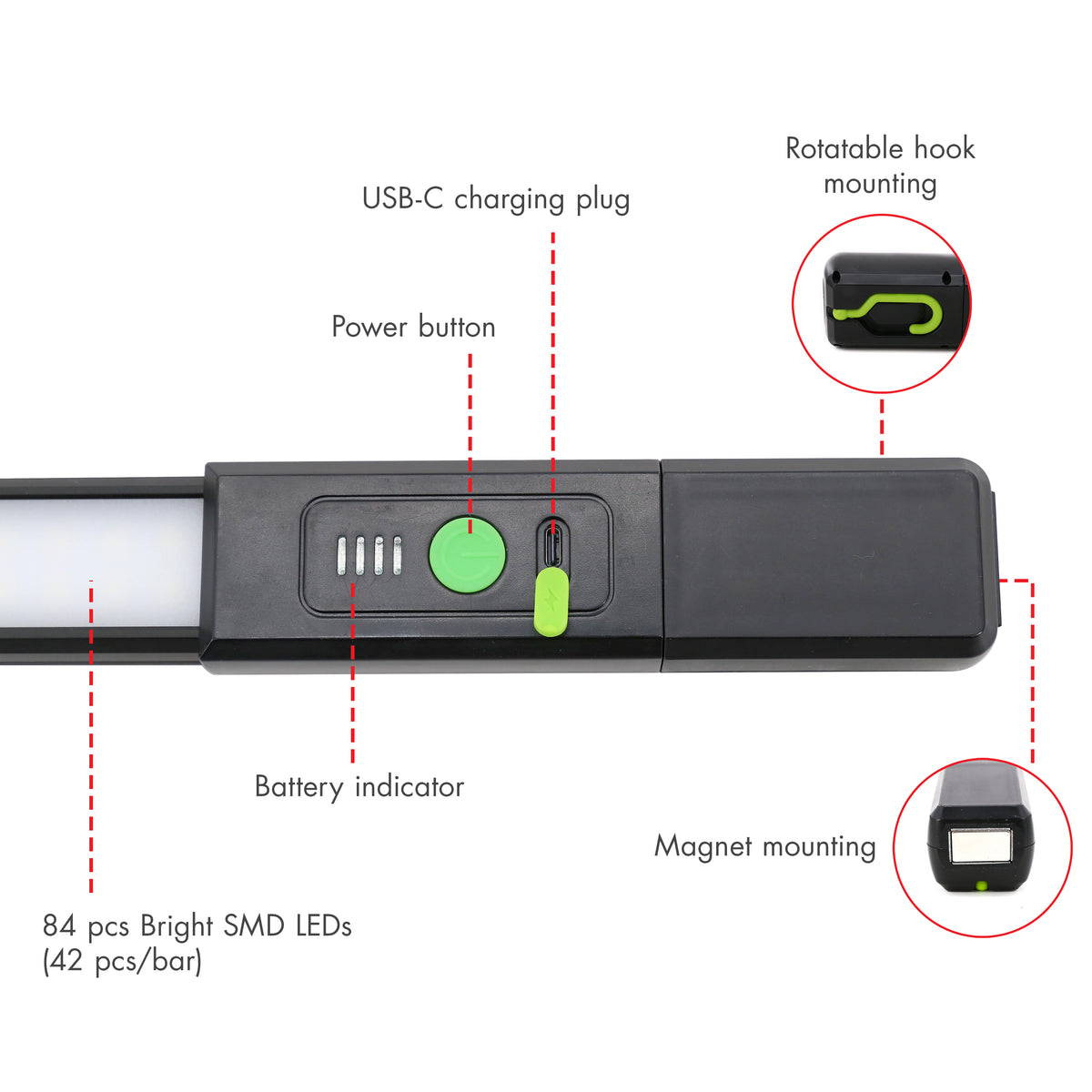 Brite-Nite™ 1200 Detachable Worklight | Lighting | Wagan Tech | Wagan ...